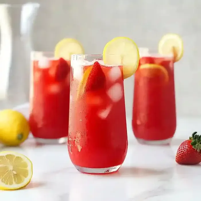 Refreshing Strawberry Açaí Lemonade Recipe at Home | Bake it Well