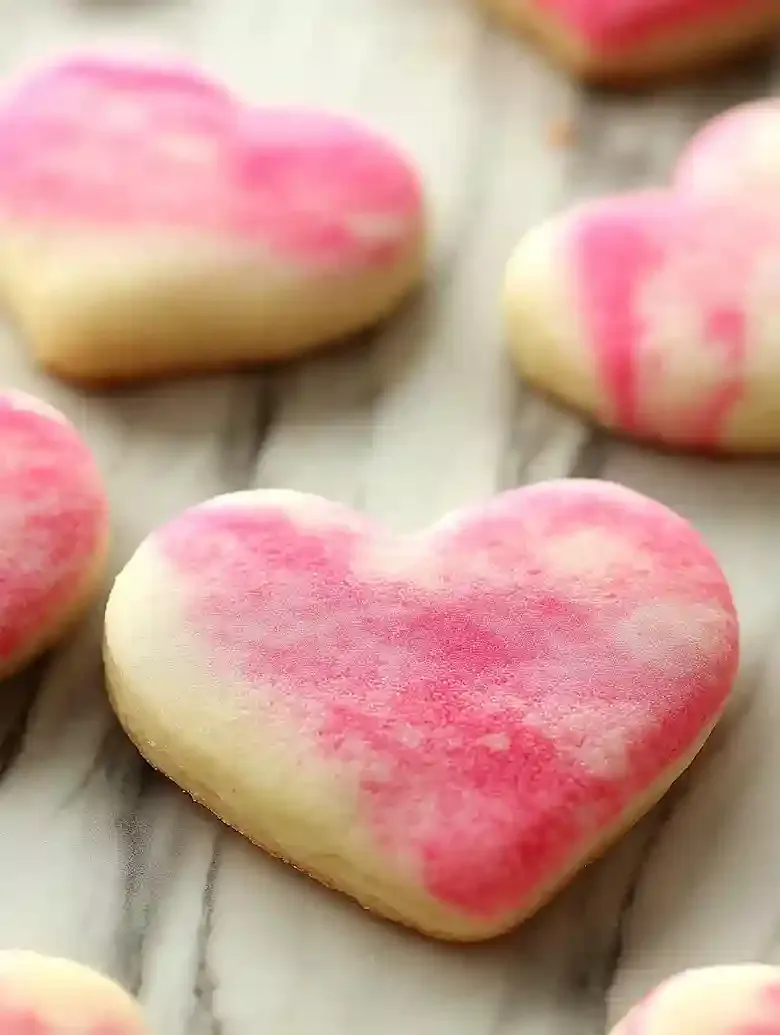 Marbled Valentine Sugar Cookies | Bake it Well