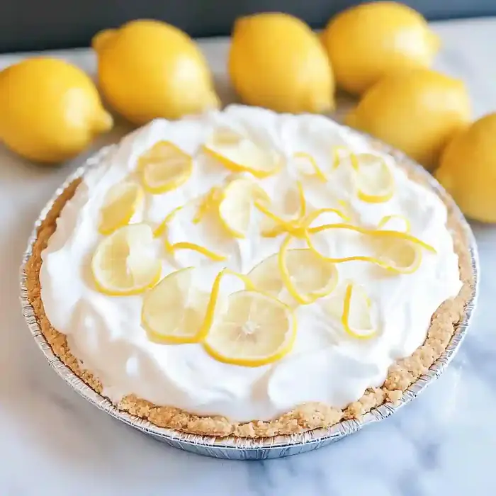 No Bake Lemon Cloud Pie | Bake it Well